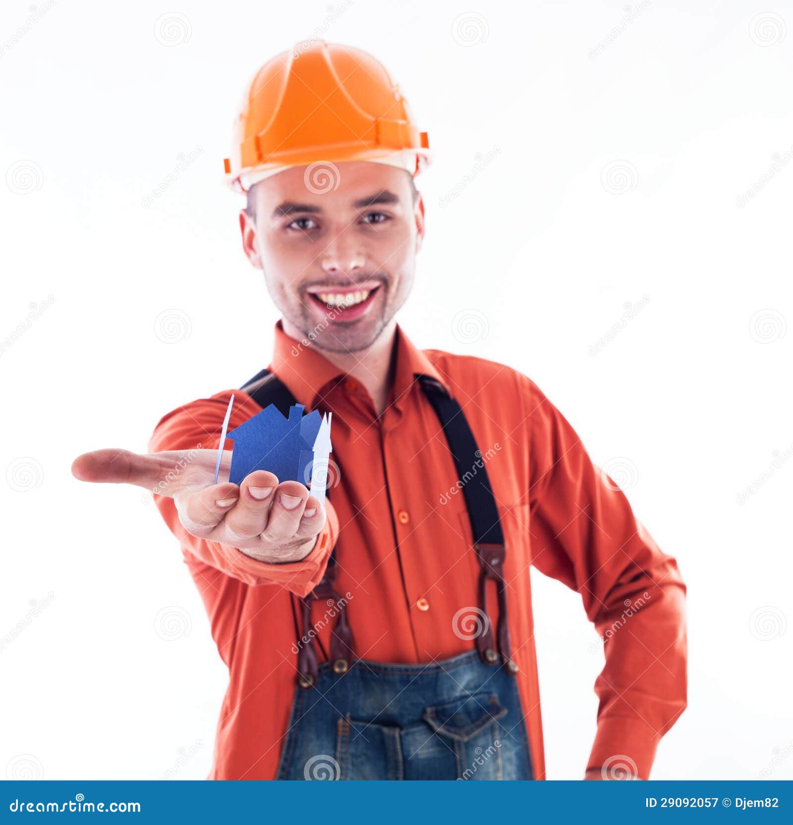 A builder man stock image. Image of plan, realt, design - 29092057
