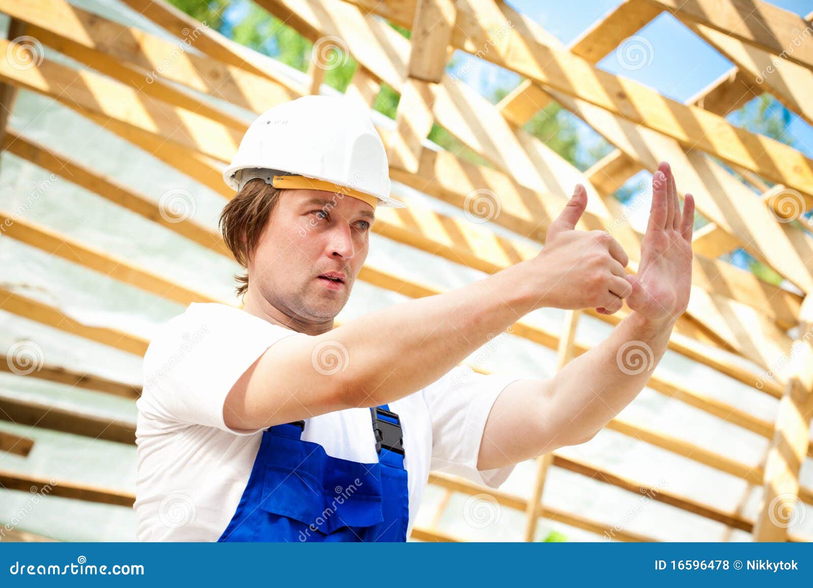 Builder manager stock photo. Image of look, hardhat, house - 16596478