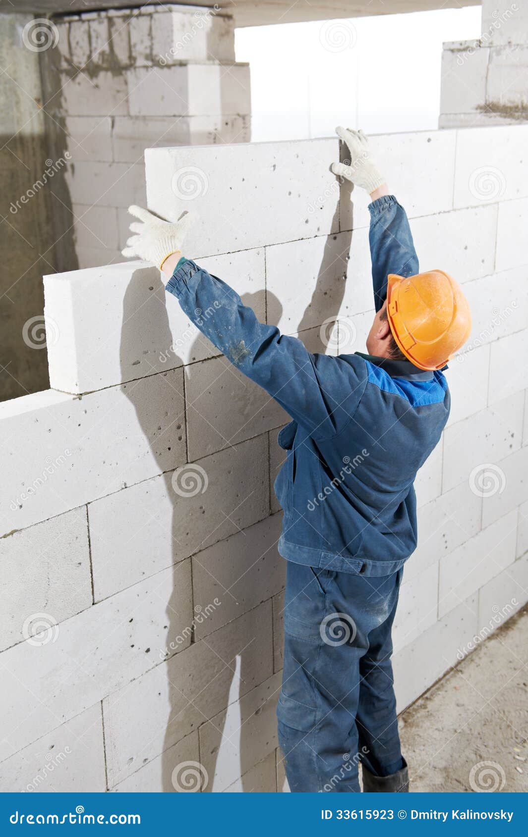Builder Mason Worker Bricklayer Stock Image - Image of equipment ...