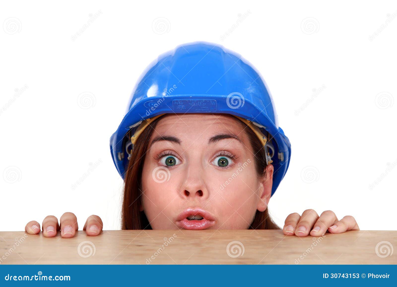 Man Peering Over A Cubicle Stock Photography | CartoonDealer.com #5185796