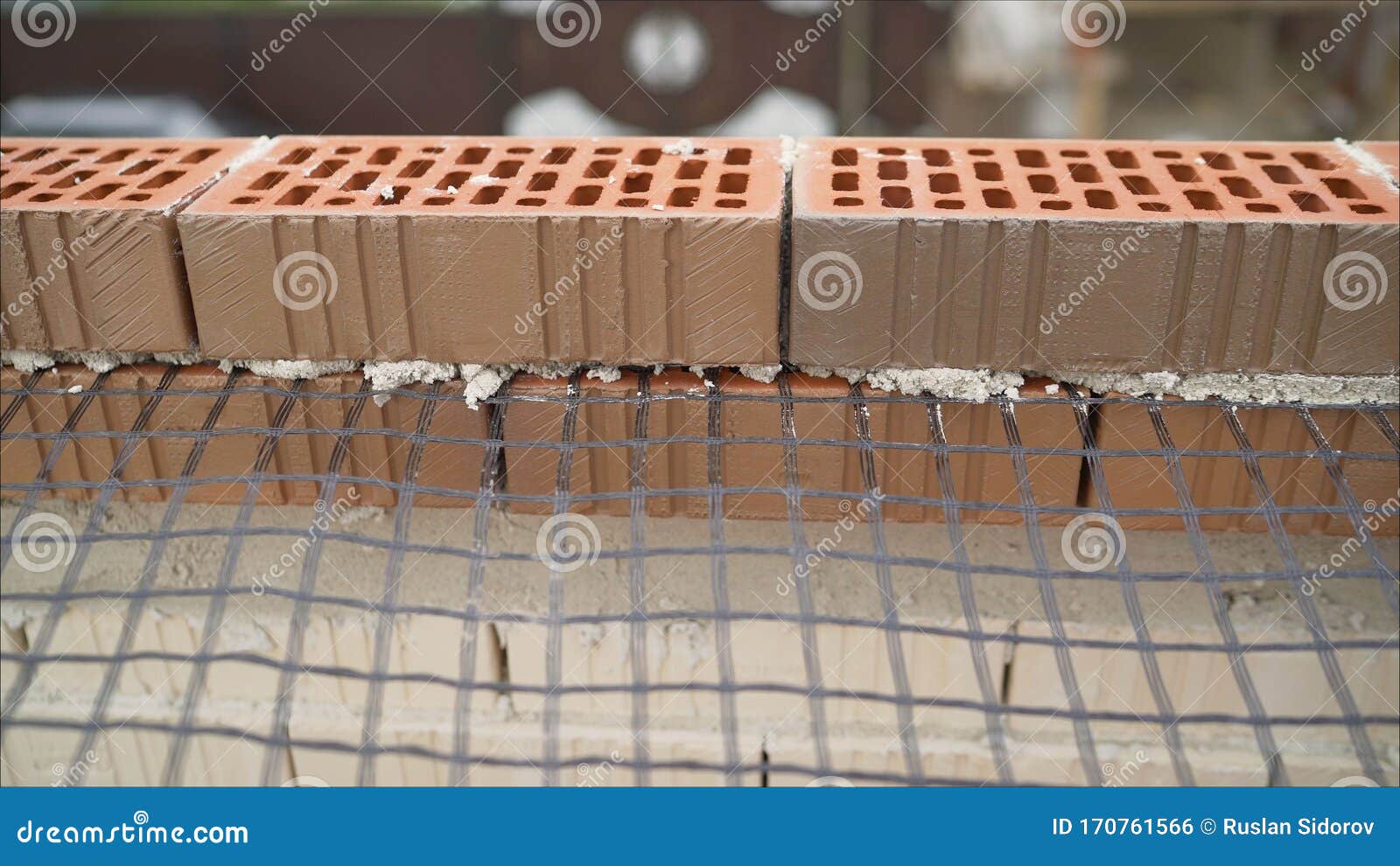 The Builder Sets the Grid during the Construction of a House of Brick ...
