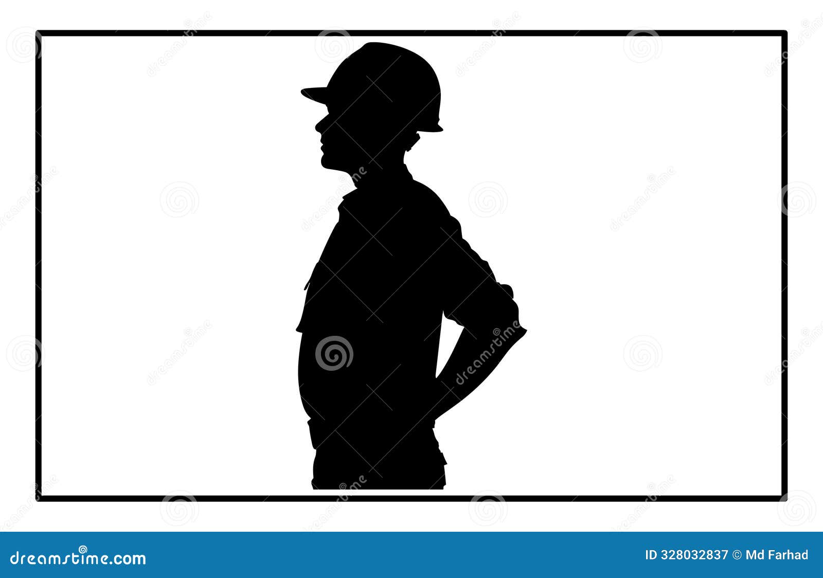 Builder Silhouette - Construction Worker Icon and Clipart Illustration ...
