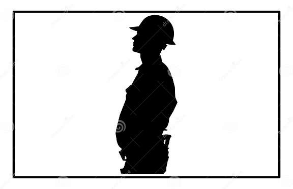 Builder Silhouette - Construction Worker Icon and Clipart Illustration ...