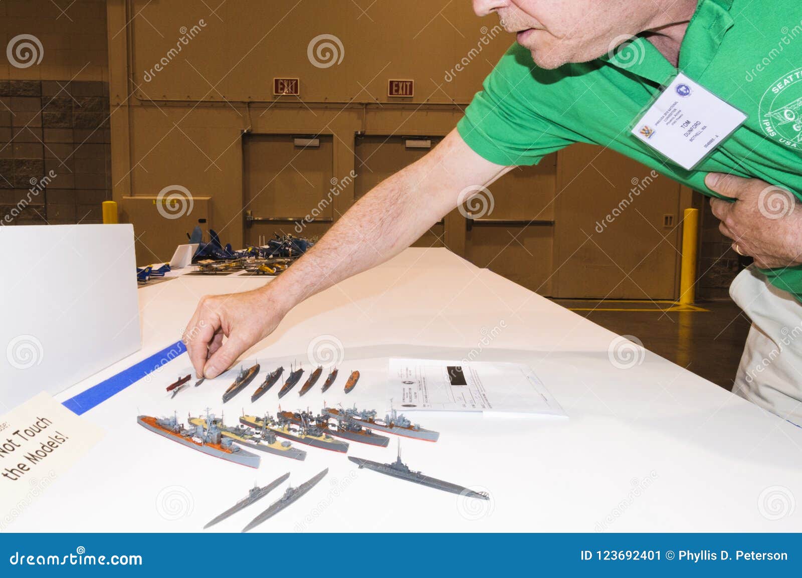 Builder of Small Ship Models Displays Models at the Modeling Convention ...