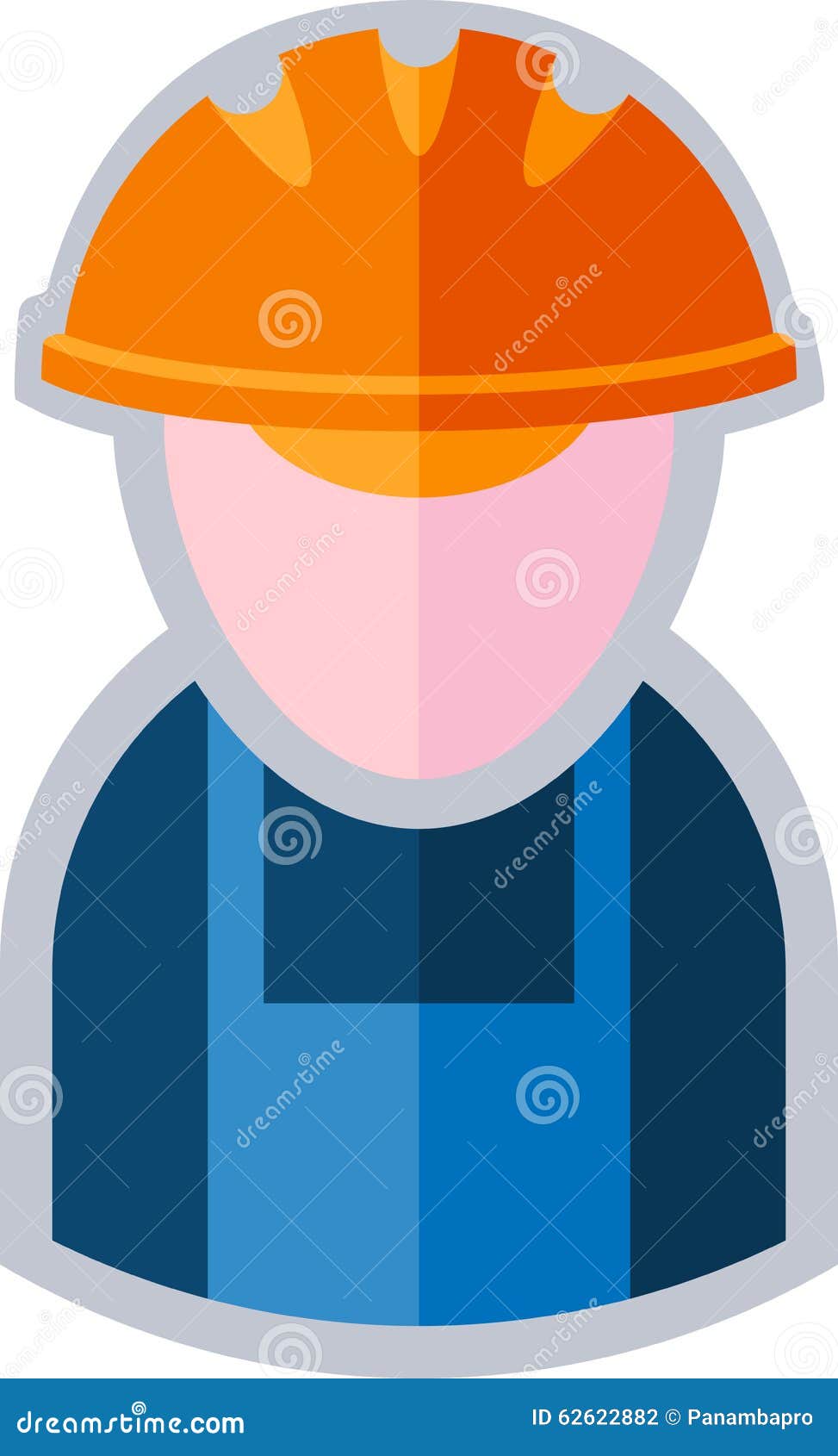 Builder symbol stock vector. Illustration of foreman - 62622882