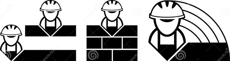 Builder symbols stock vector. Illustration of graphic - 62078038