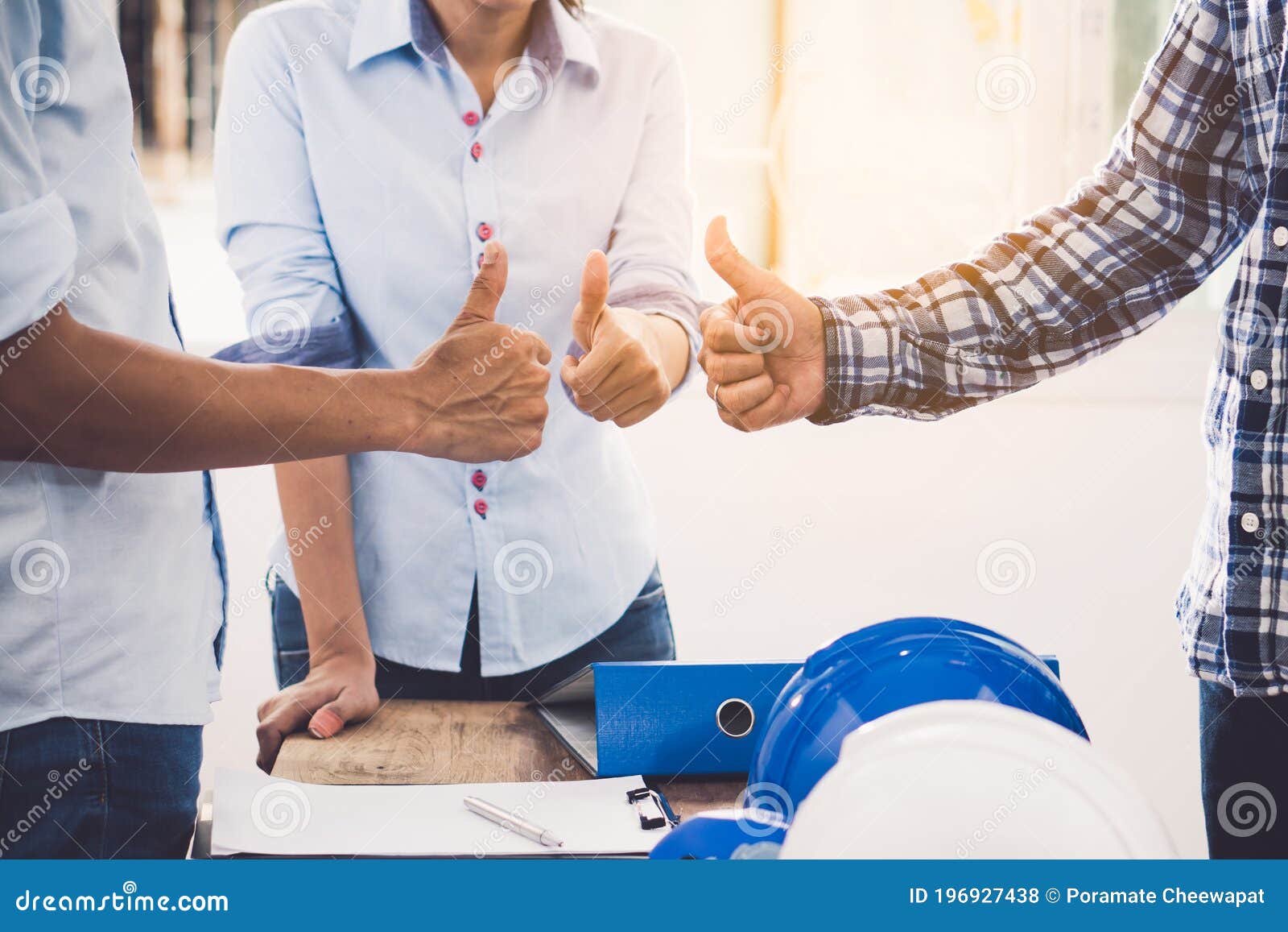 Builder Team Meeting and Approved Planning for Renovation Office ...