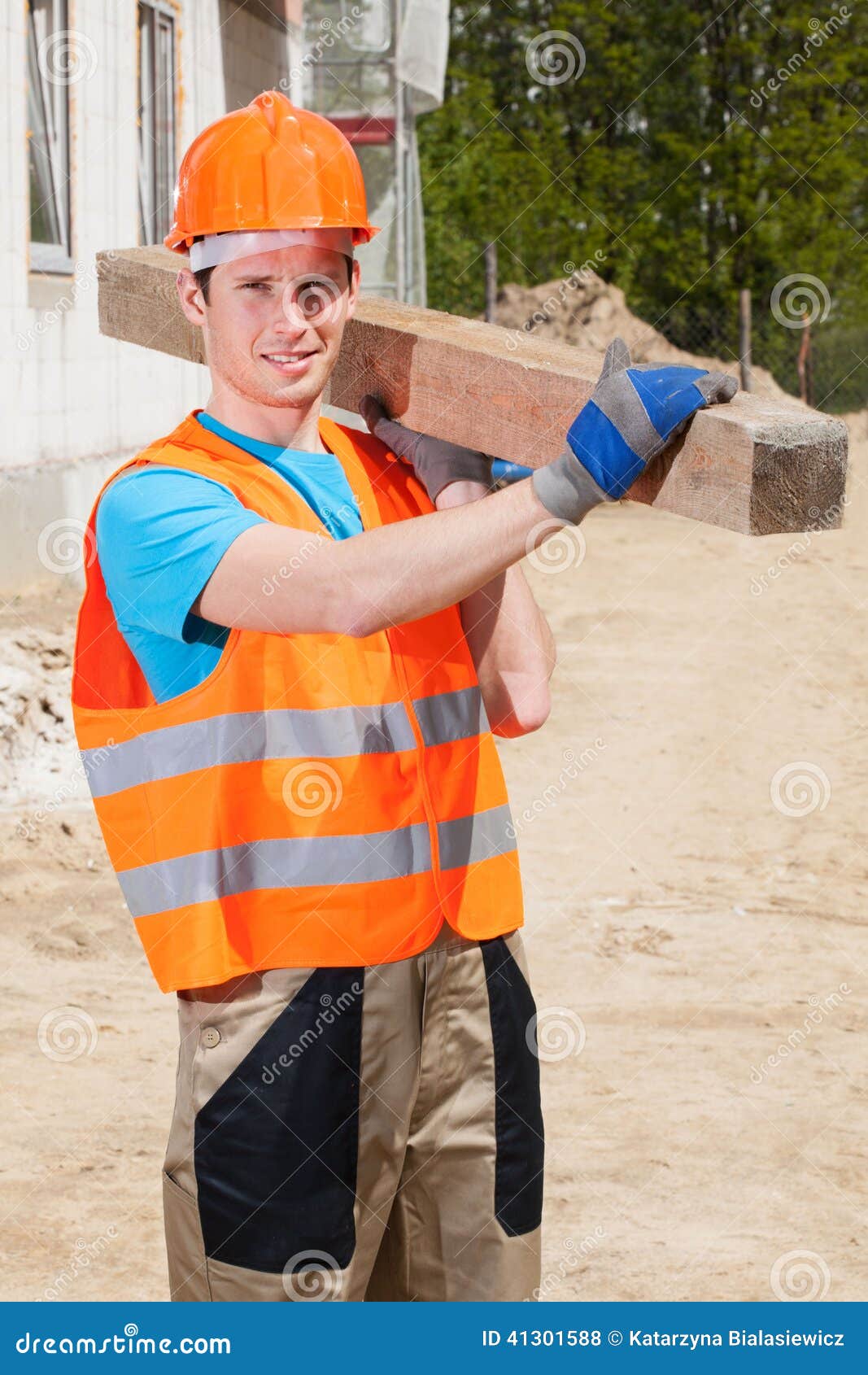 Builder during work stock photo. Image of outside, inspection - 41301588