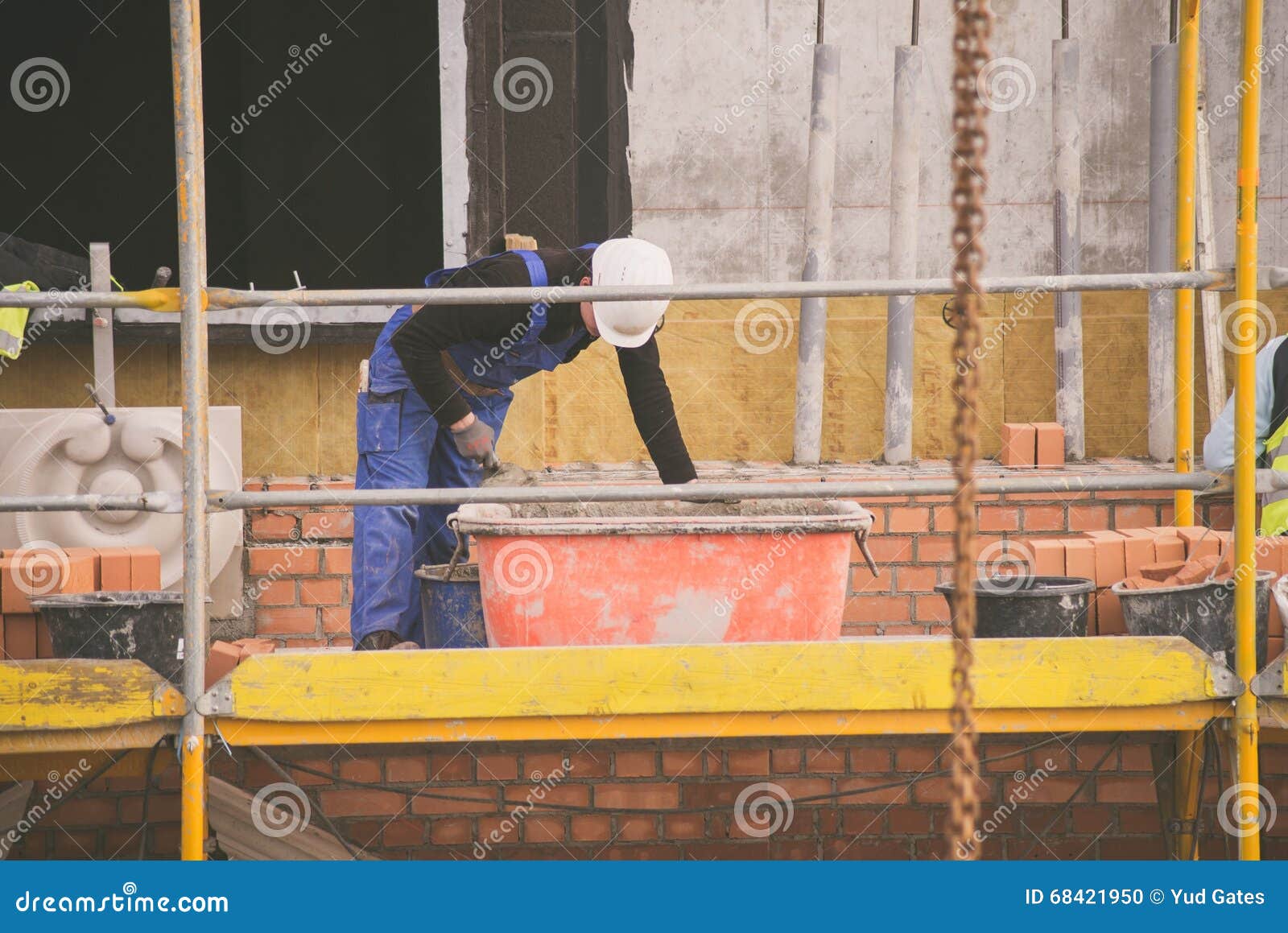 Builder at work editorial image. Image of construction - 68421950