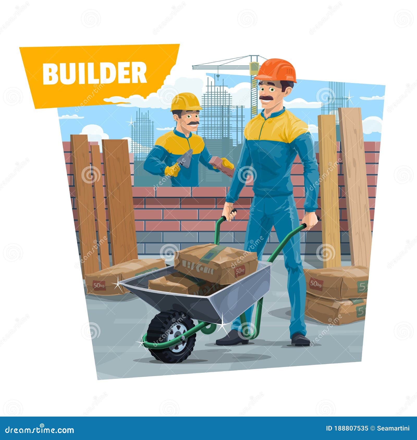 Mason Wheelbarrow Stock Illustrations – 121 Mason Wheelbarrow Stock ...