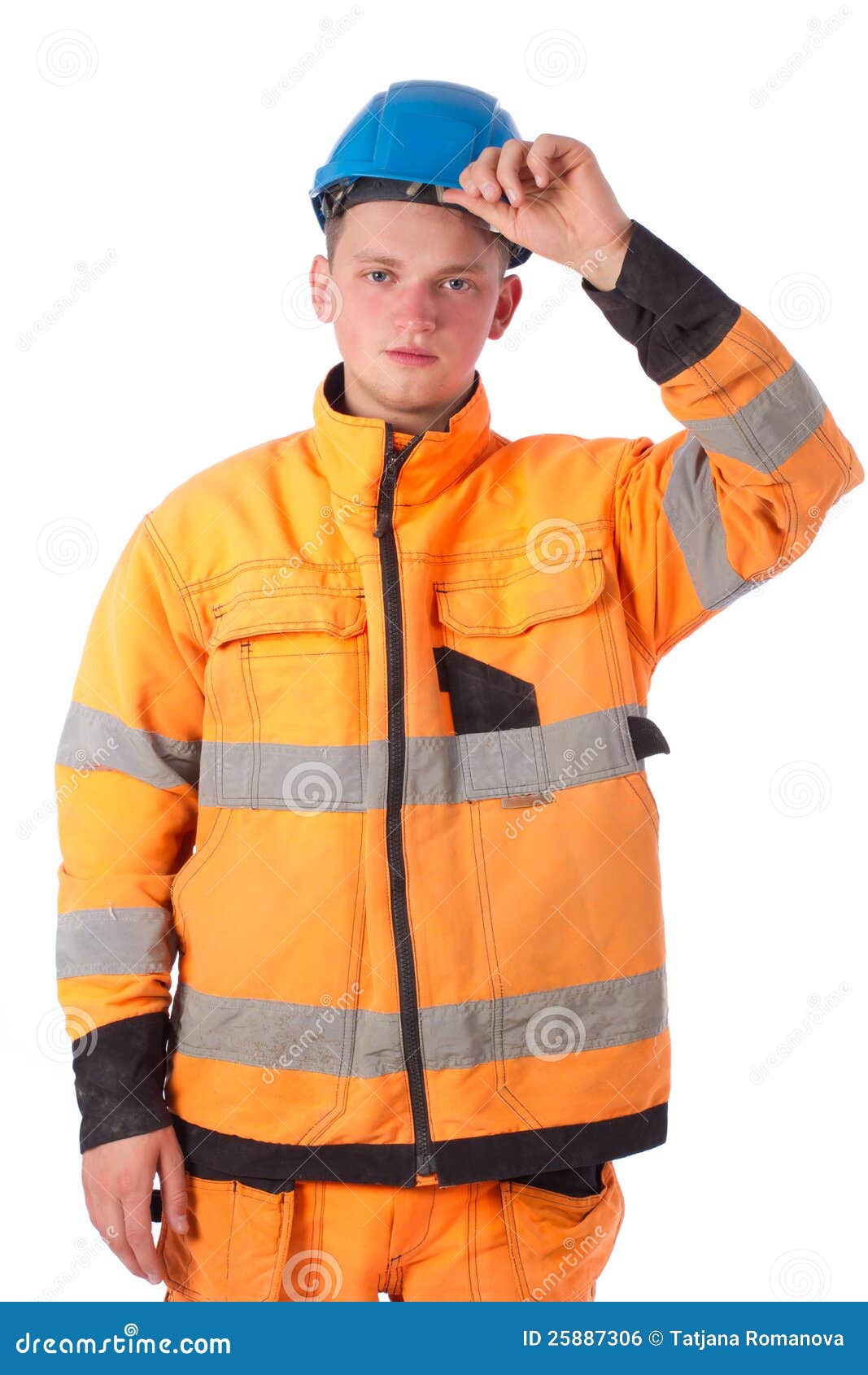 Builder in working clothes stock photo. Image of people - 25887306