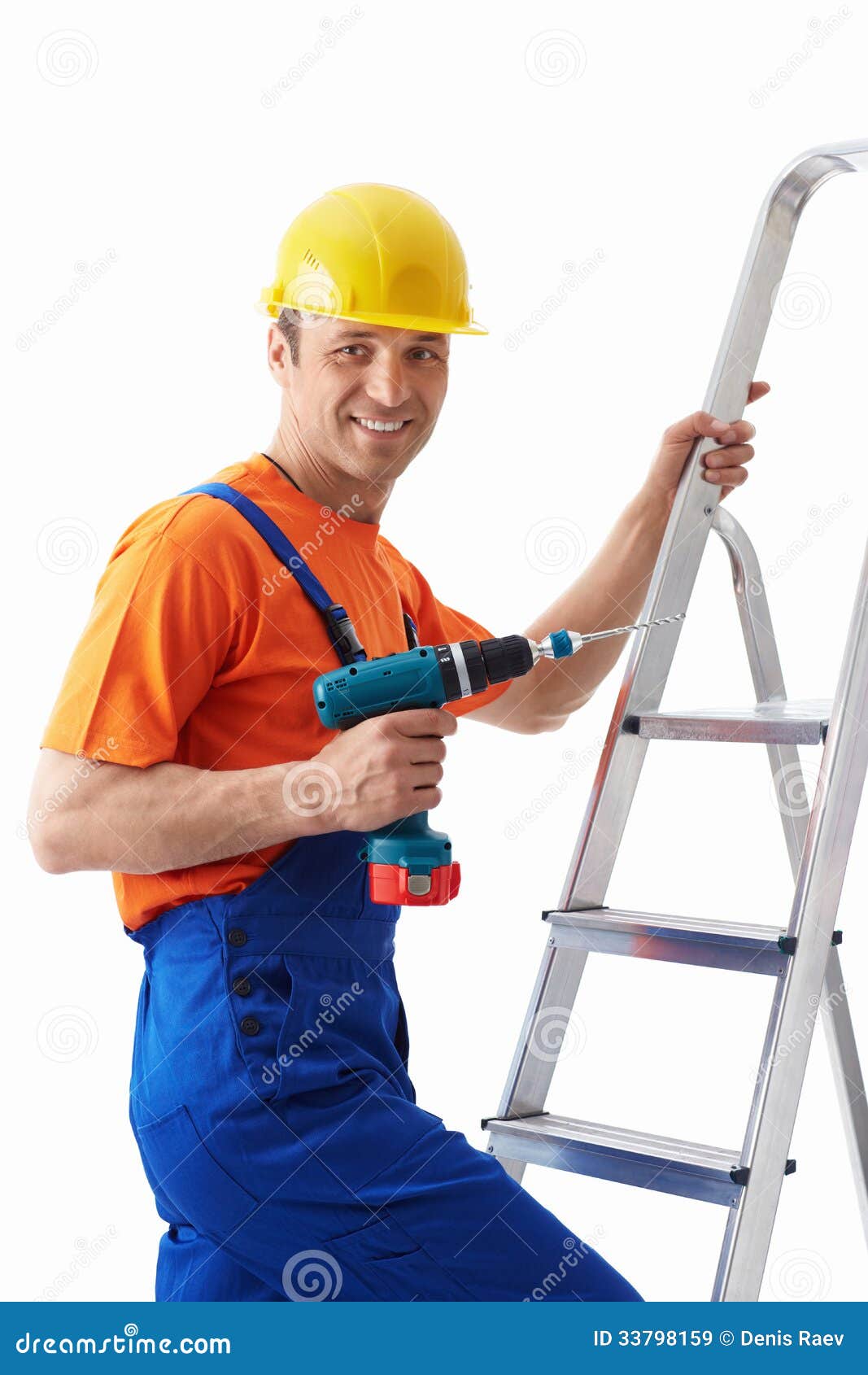 Builder stock image. Image of activity, helmet, tool - 33798159