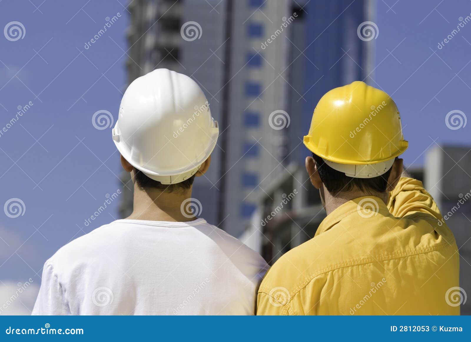 Builders stock image. Image of site, male, building, architect - 2812053