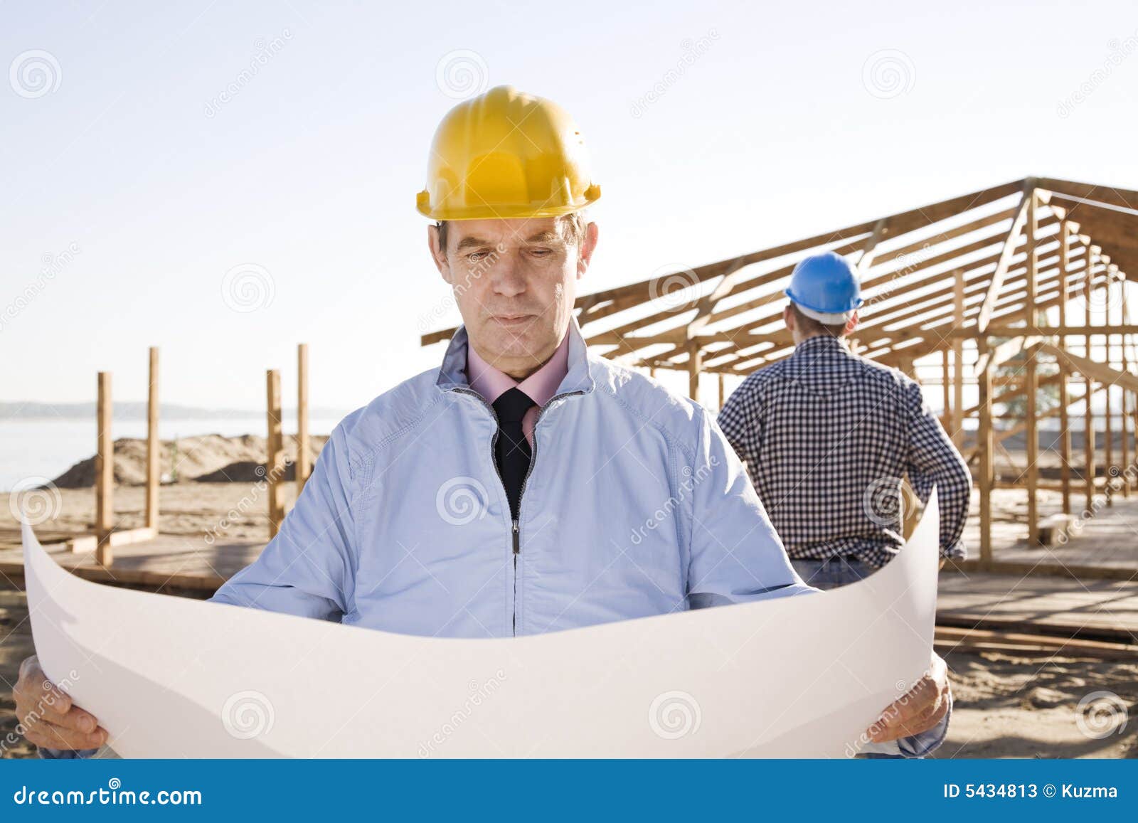 Builders stock image. Image of industry, blue, professional - 5434813