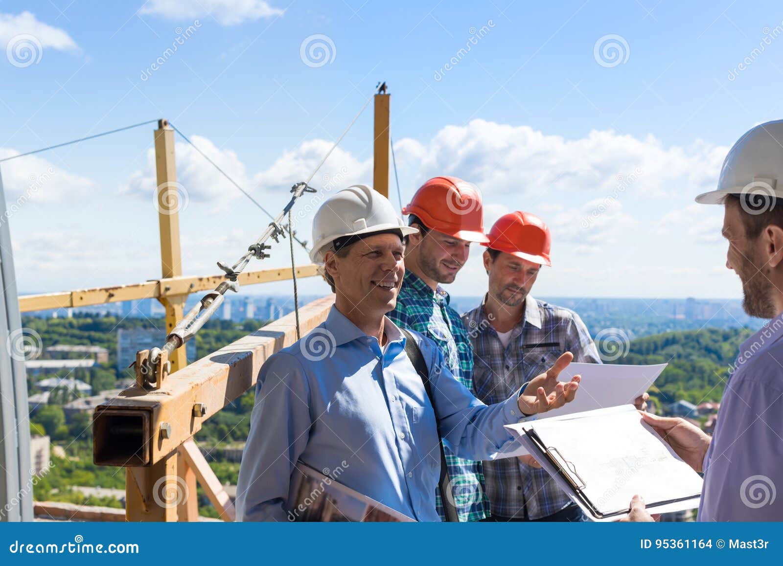 Architect, Contractor With Hard Hat Royalty-Free Stock Photography ...