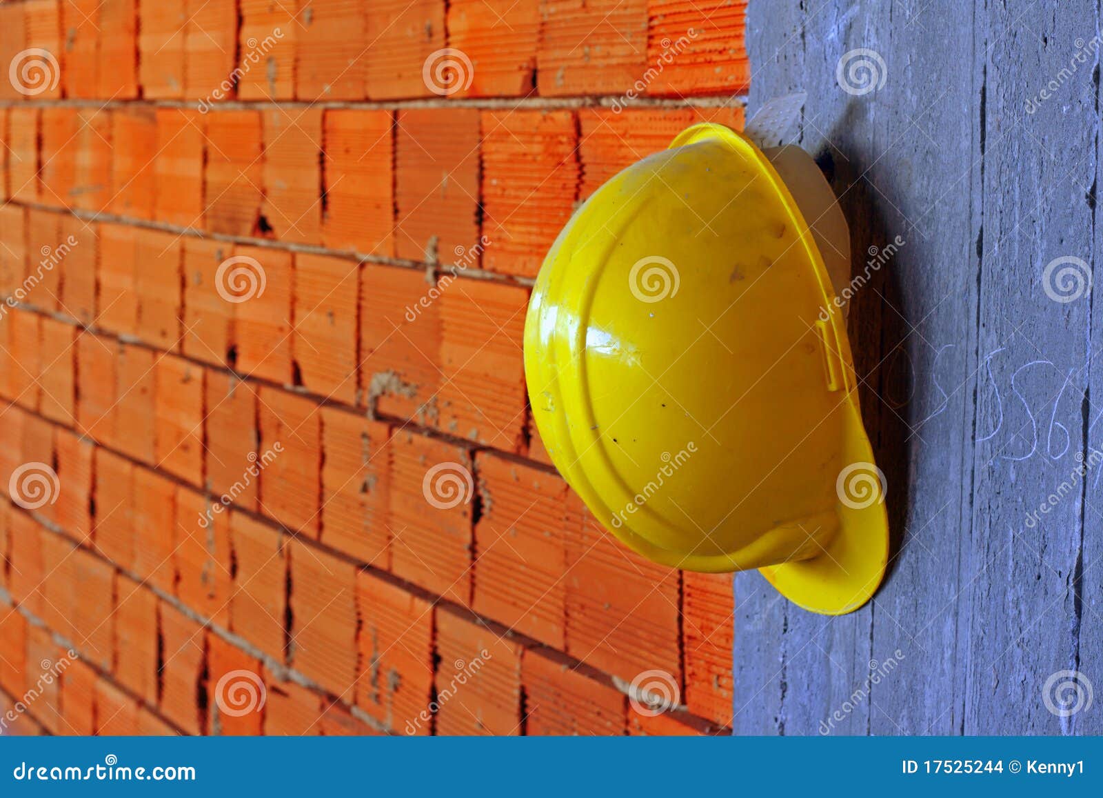 Builders yellow hard hat stock photo. Image of building - 17525244