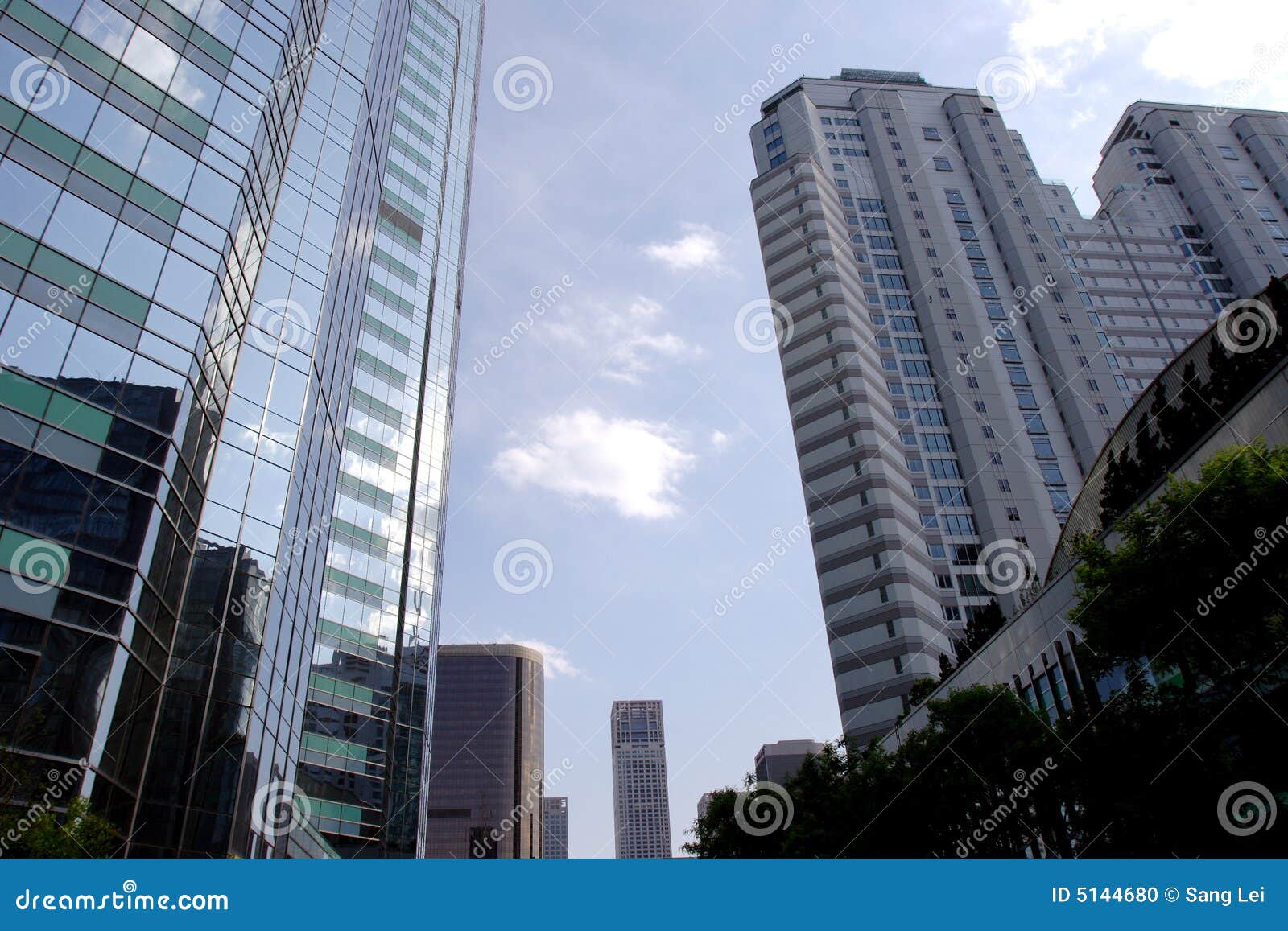 Beijing CBD stock photo. Image of china, office, chinese - 5144680