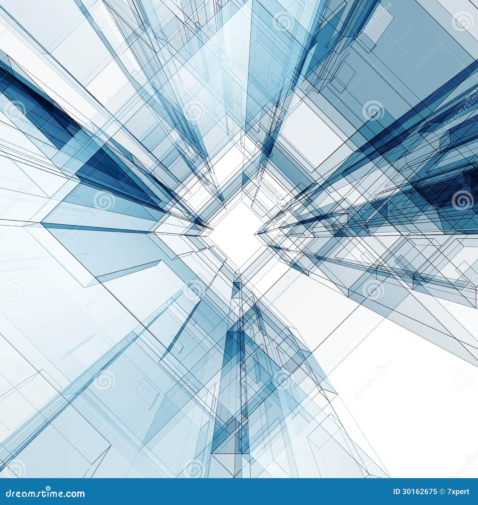 Building abstract concept stock illustration. Illustration of building ...