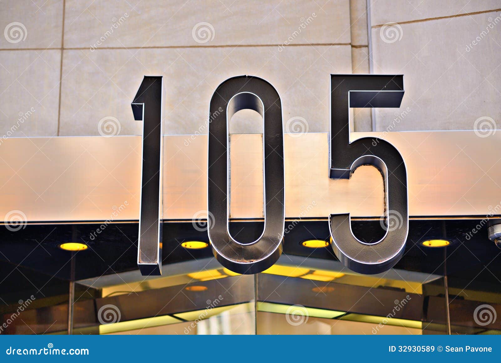 Building 105 stock image. Image of designation, number - 32930589