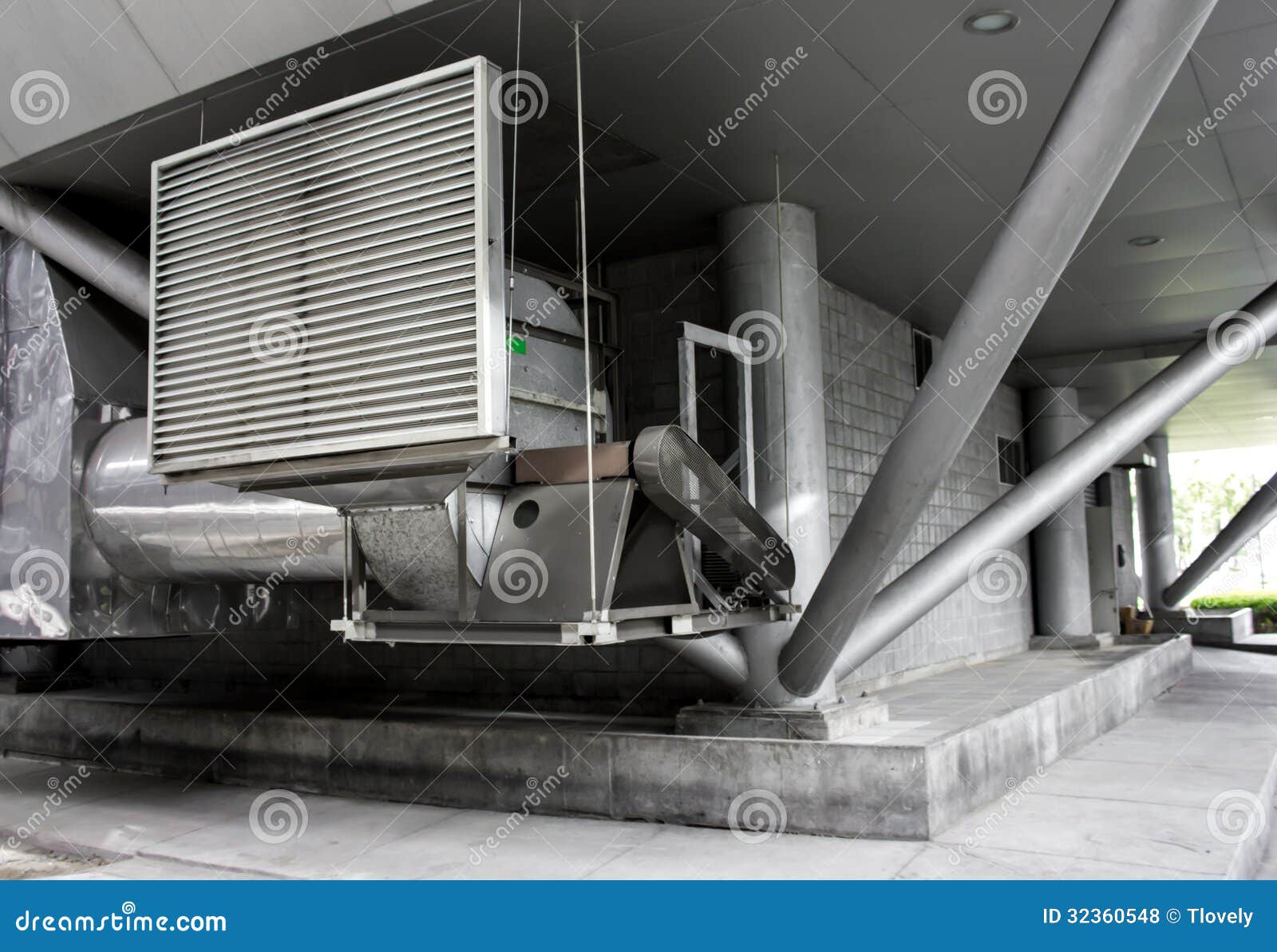Building air conditioner stock photo. Image of machinery - 32360548