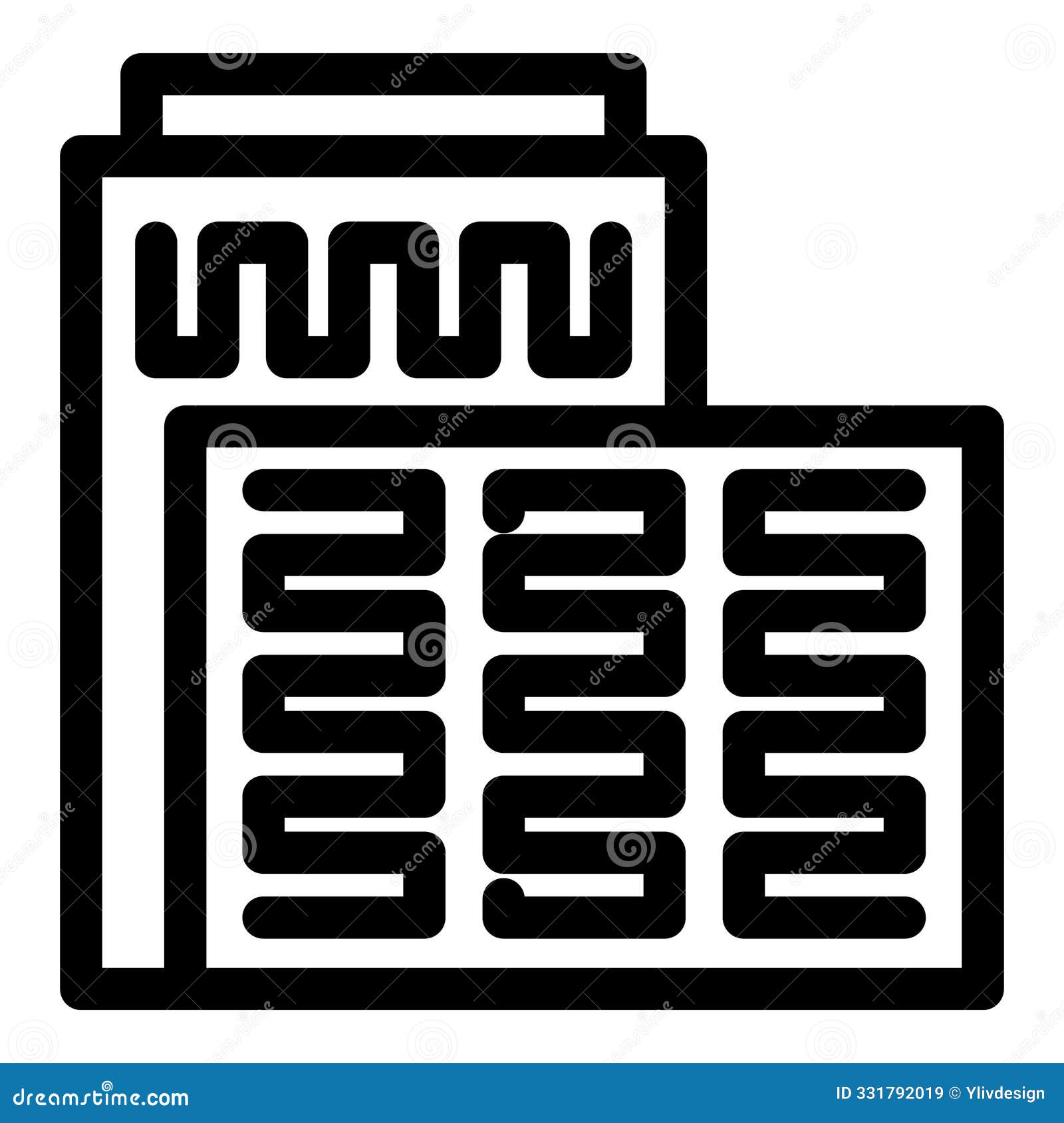 Building with Air Conditioner Representing Cooling System Icon Stock ...