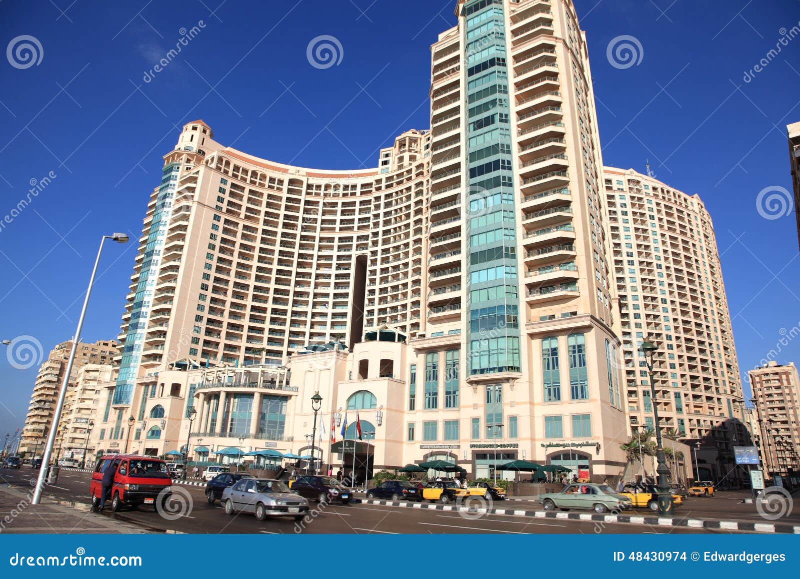 Building in alexandria editorial stock image. Image of architecture ...