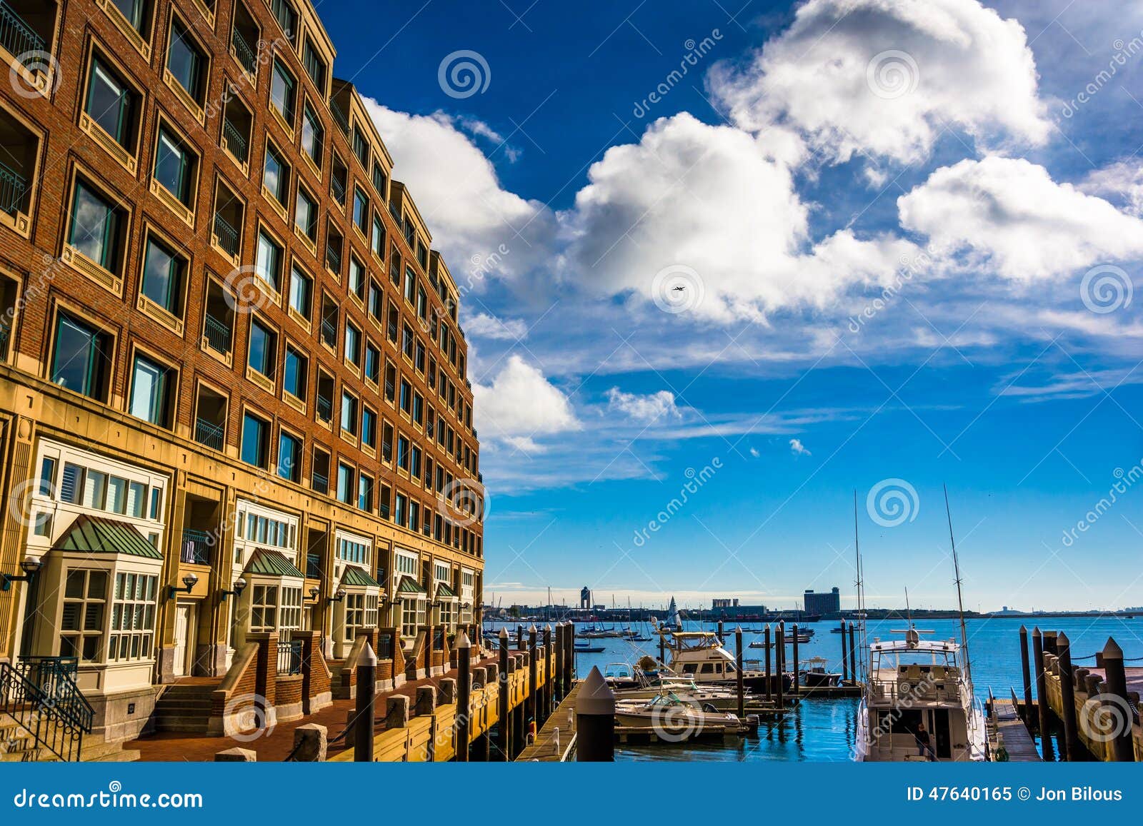 Building Along the Waterfront in Rowes Wharf, Boston Editorial Image ...