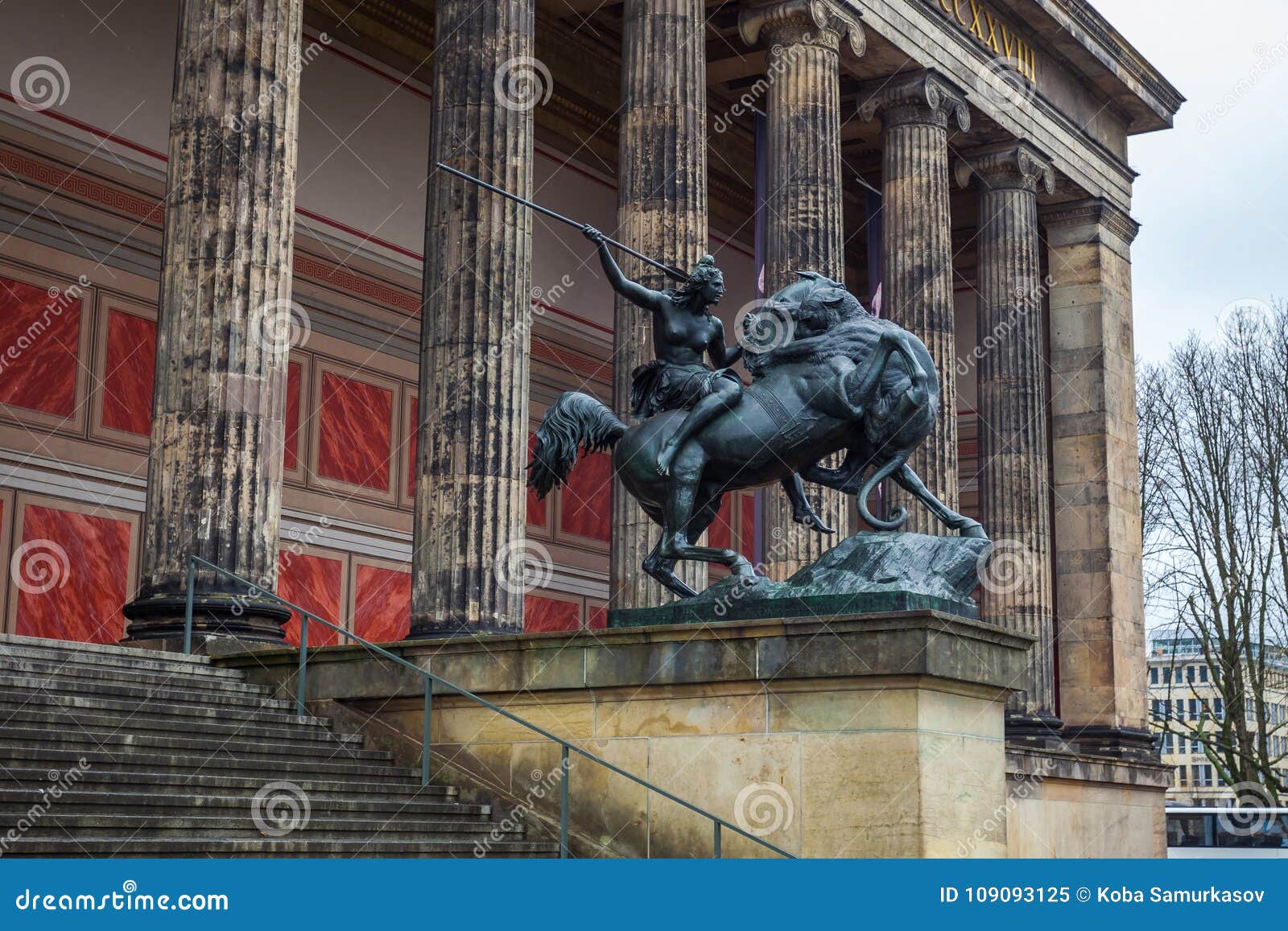 The Building of the Altes Museum on the Museums Island in Berlin ...