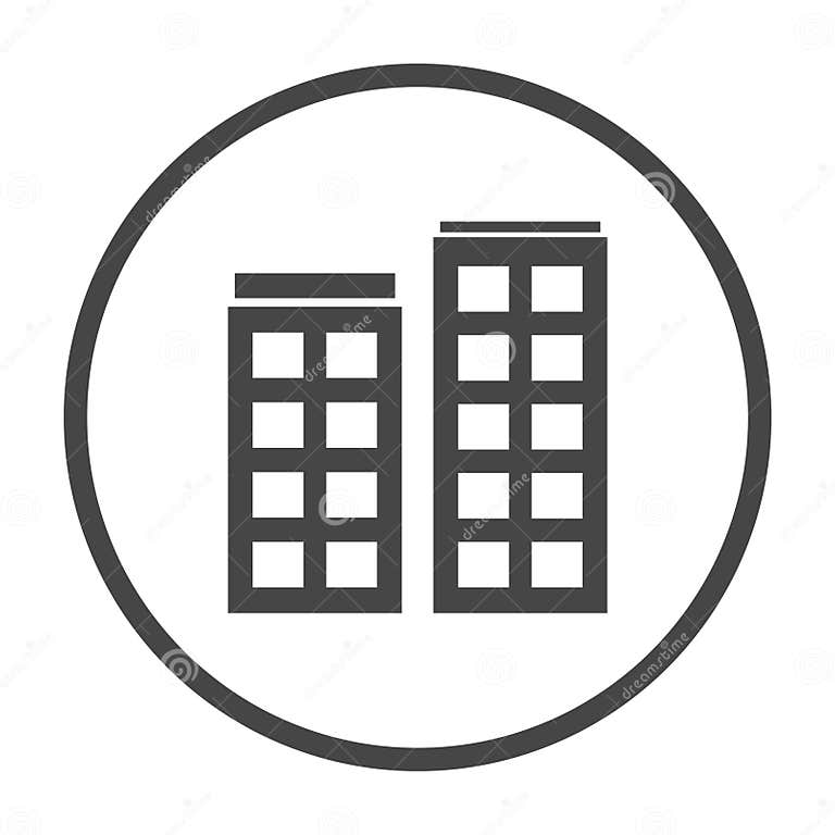 Building App Icon stock vector. Illustration of front - 84219782