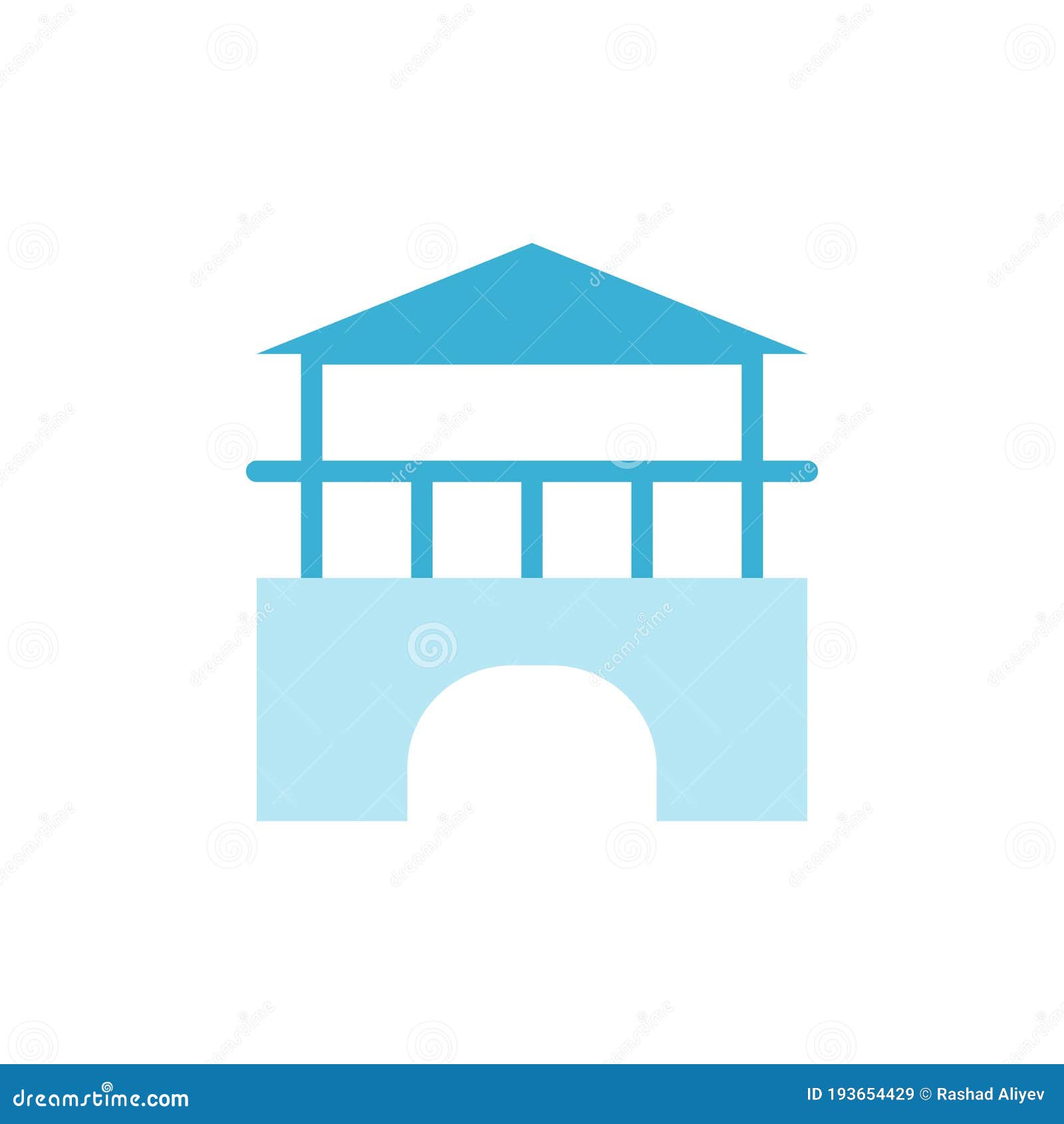 Building Architecture Icon. Simple Color Vector Elements of ...