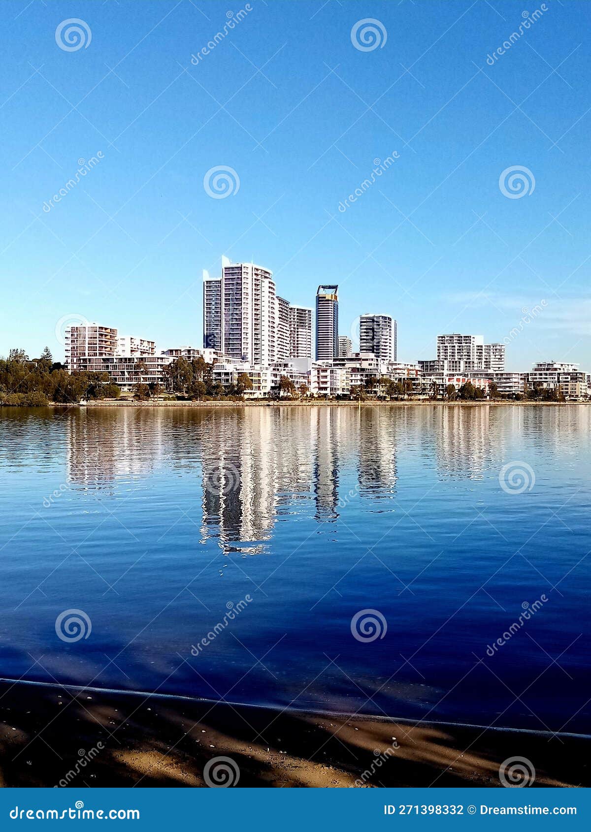 Architecture Building Near Ocean Stock Photo - Image of morning, city ...