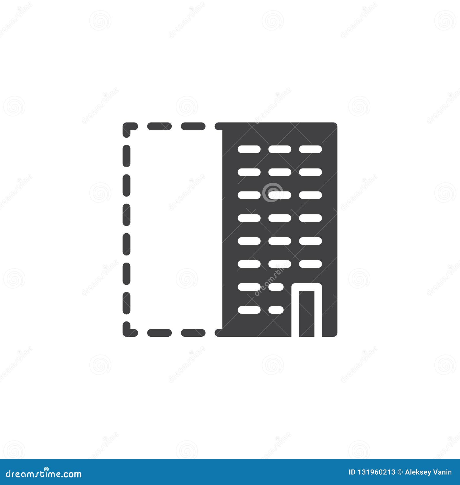 Building Architecture Project Vector Icon Stock Vector - Illustration ...