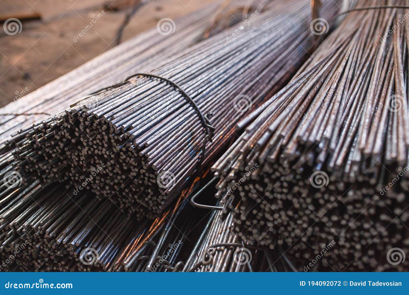 Heavy Constructional Beams Rods And Ceiling Plates. Stock Photography ...