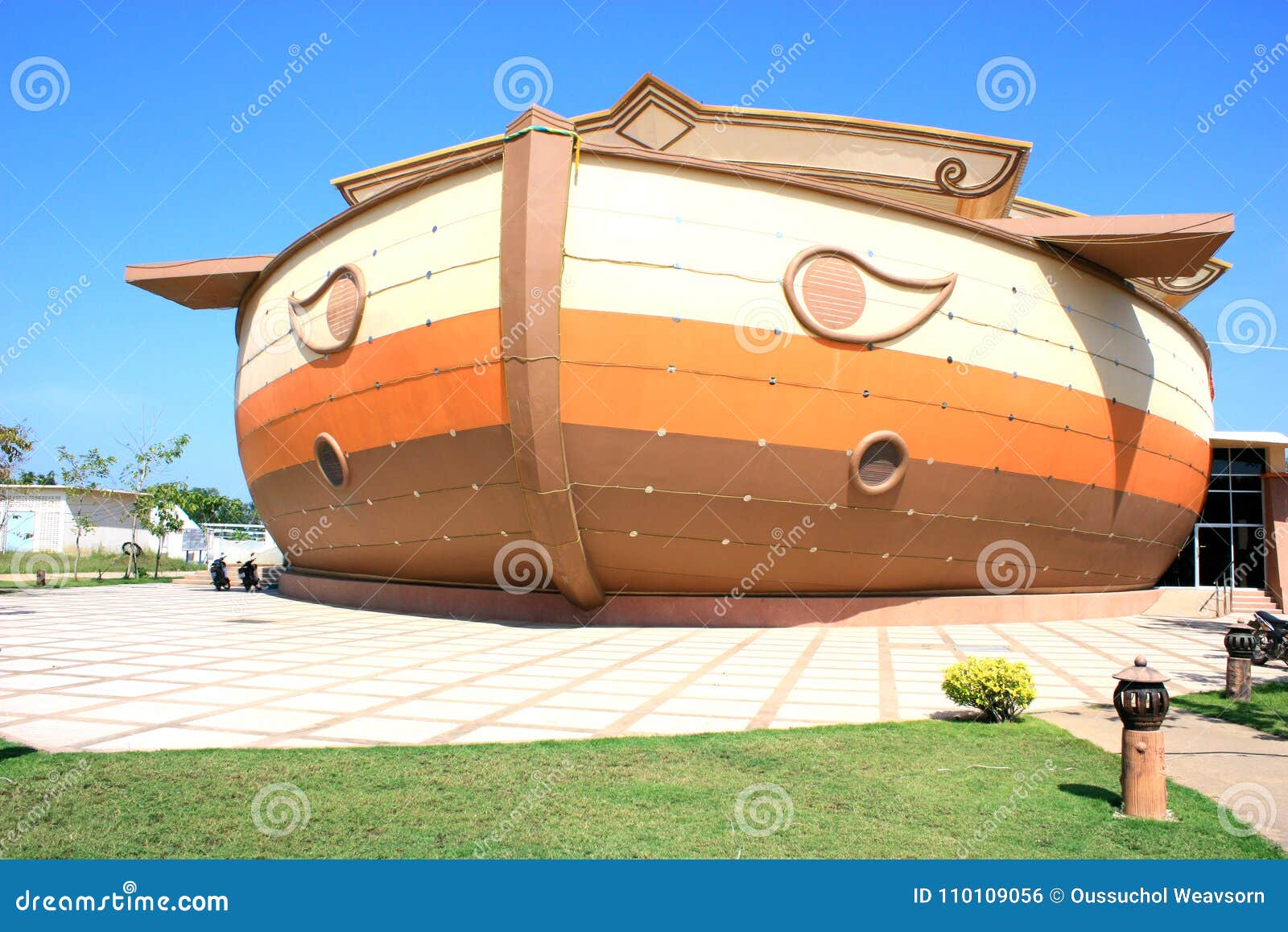 The Building As a Big Ship Front View. Editorial Photo - Image of ...