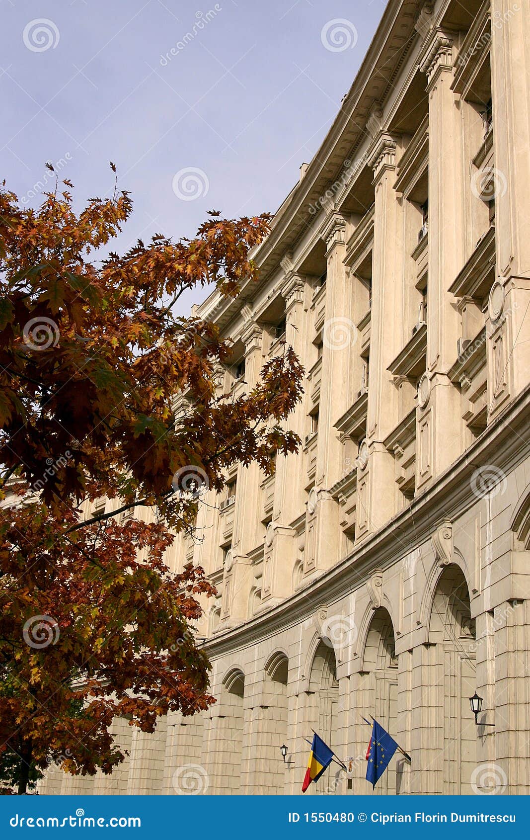 Building in autumn stock photo. Image of tree, autumn - 1550480