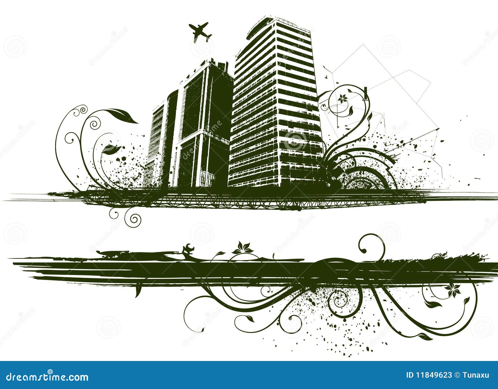 Building background stock vector. Illustration of abstract - 11849623