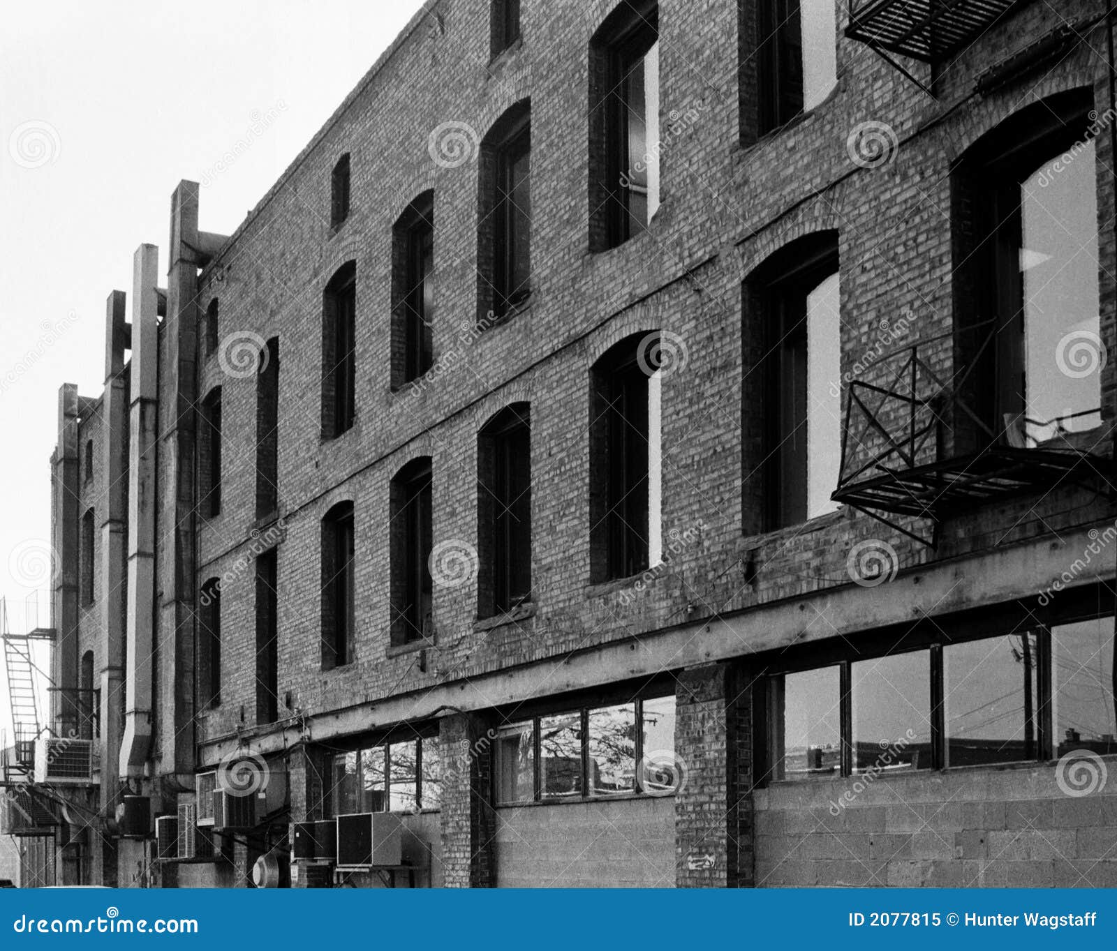 Building Backside stock image. Image of black, duct, stack - 2077815