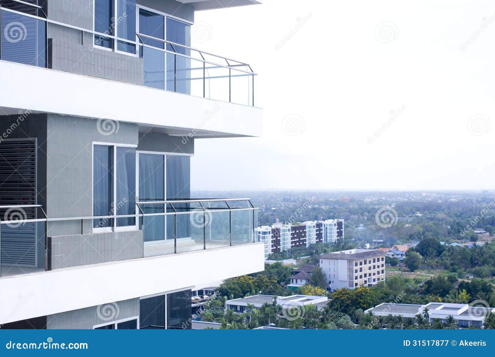 Building balcony stock image. Image of facade, city, exterior - 31517877