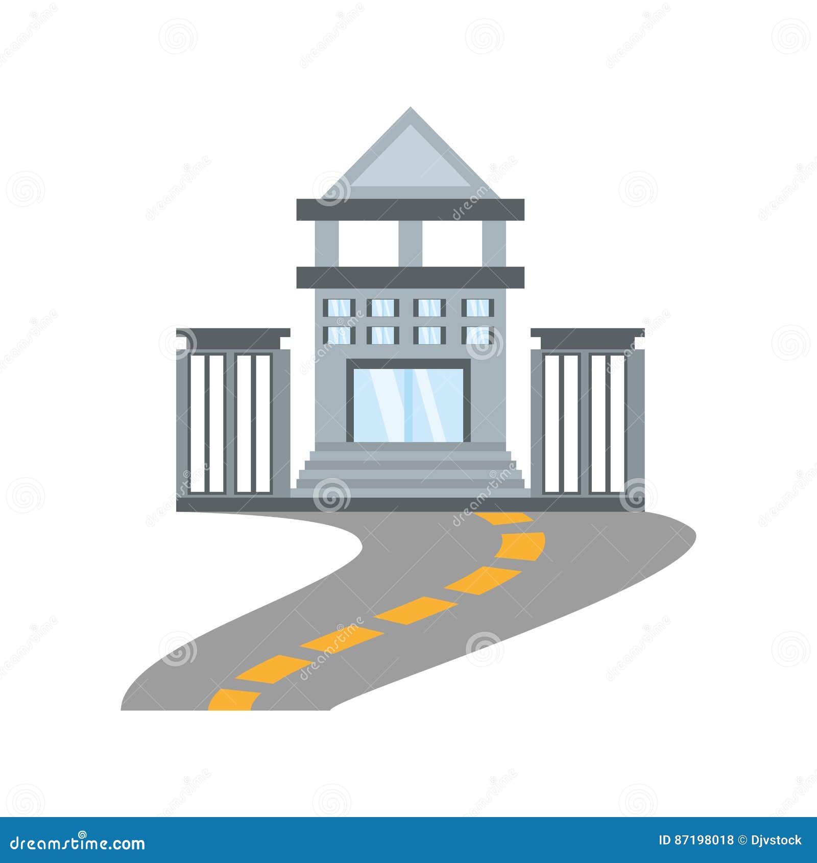 Bank Road Sign Vector Illustration | CartoonDealer.com #210845160