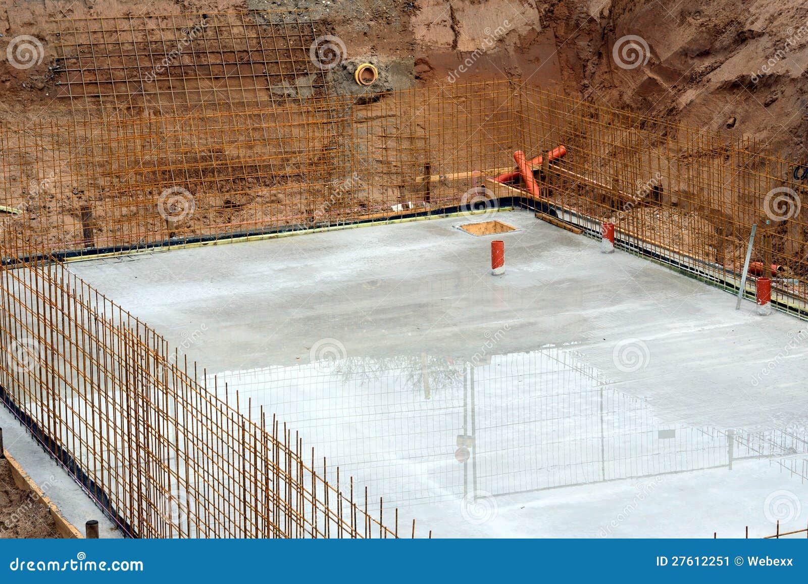 Building a basement stock image. Image of leveling, fixers - 27612251