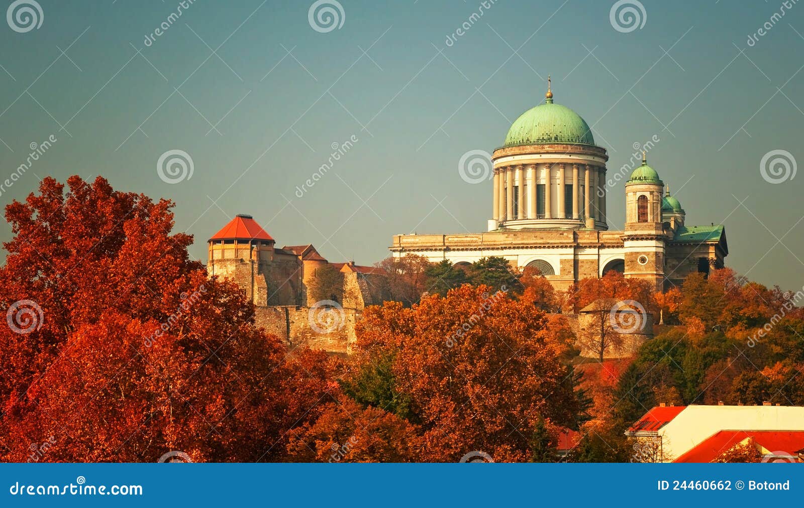 Building of the Basilica stock photo. Image of esztergom - 24460662