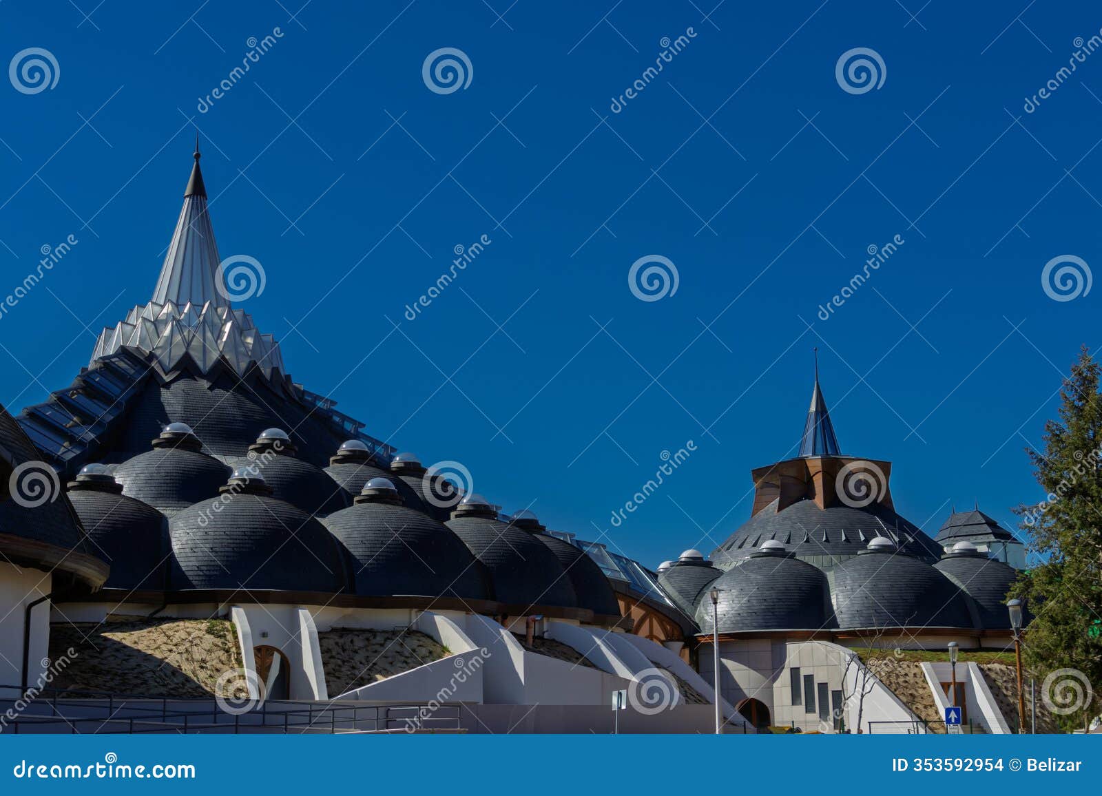The Building of Bath in Mako Stock Photo - Image of hungary ...