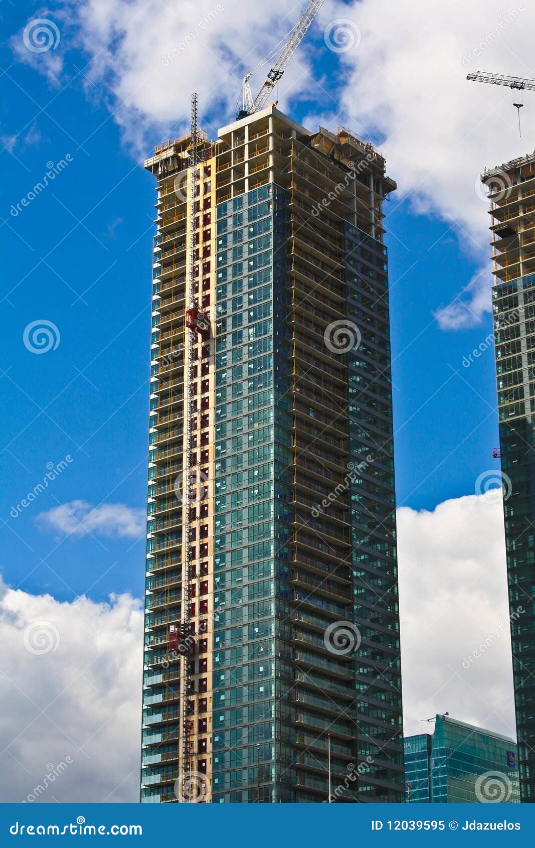 Building being built stock image. Image of finance, concrete - 12039595