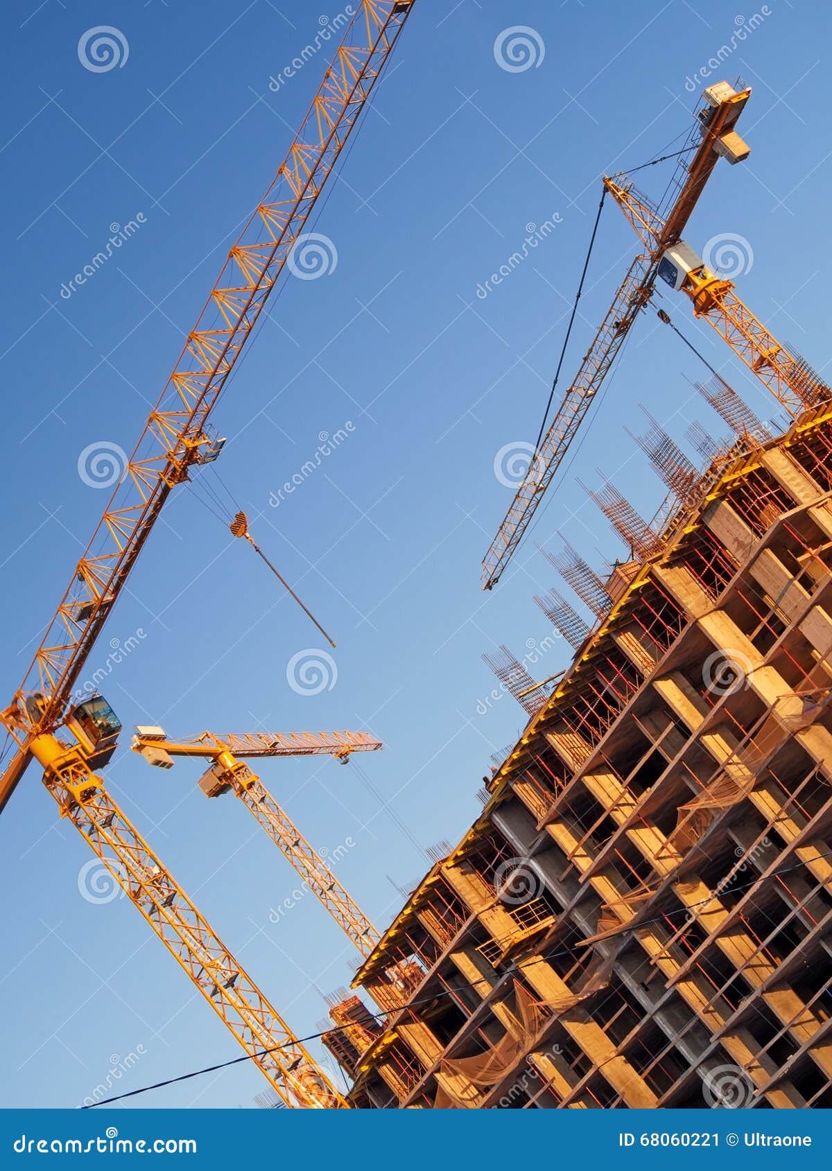 Building being constructed stock image. Image of tilt - 68060221