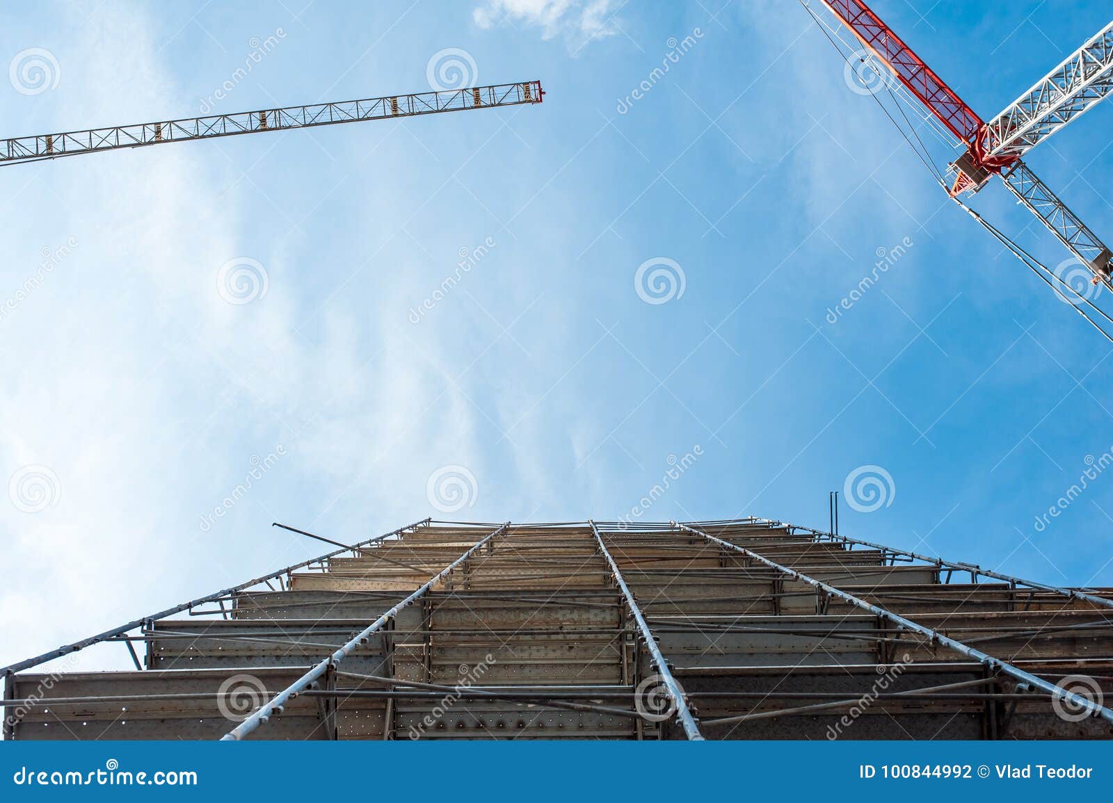 Building Block of Flats Under Construction Stock Photo - Image of ...