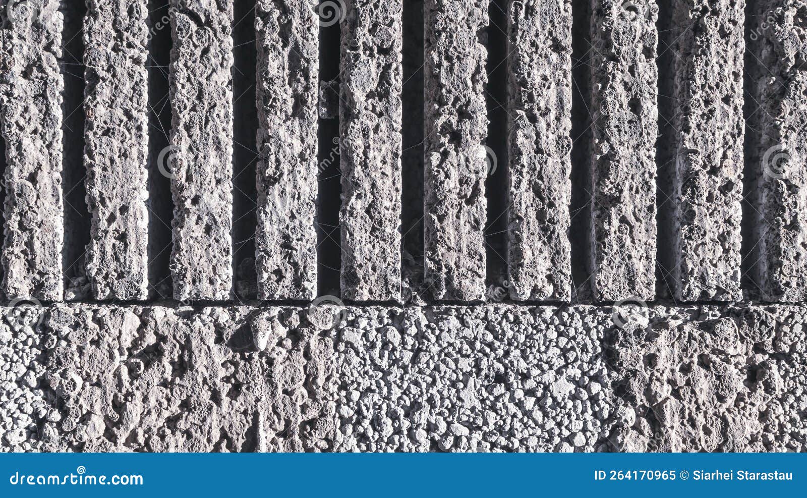 A Building Block Made of Expanded Clay Stock Image - Image of gray ...