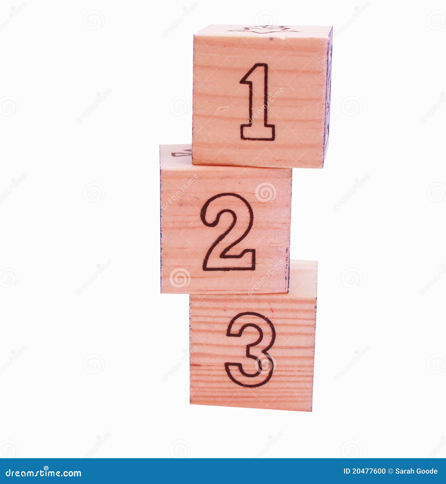 Building Blocks with 123 Showing Stock Photo - Image of colorful ...