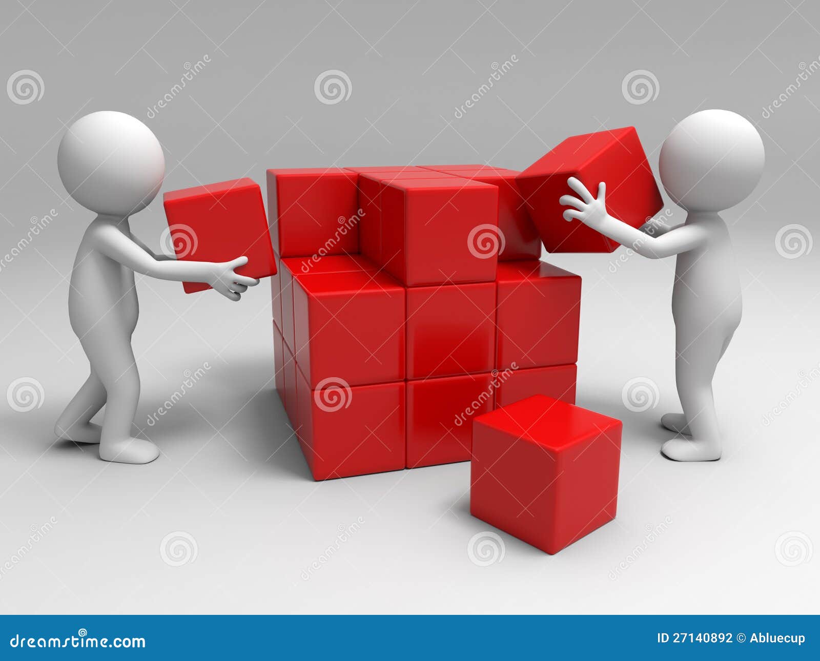 Building blocks stock illustration. Illustration of business - 27140892
