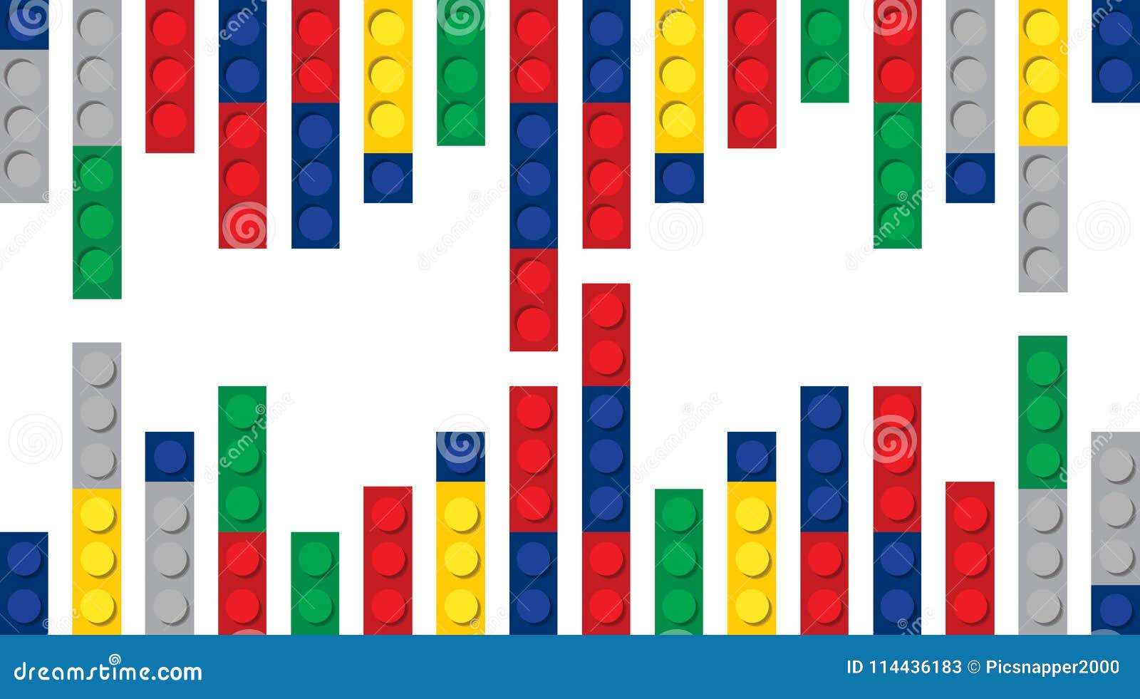 Building Blocks Background Multicolour Stock Vector - Illustration of ...