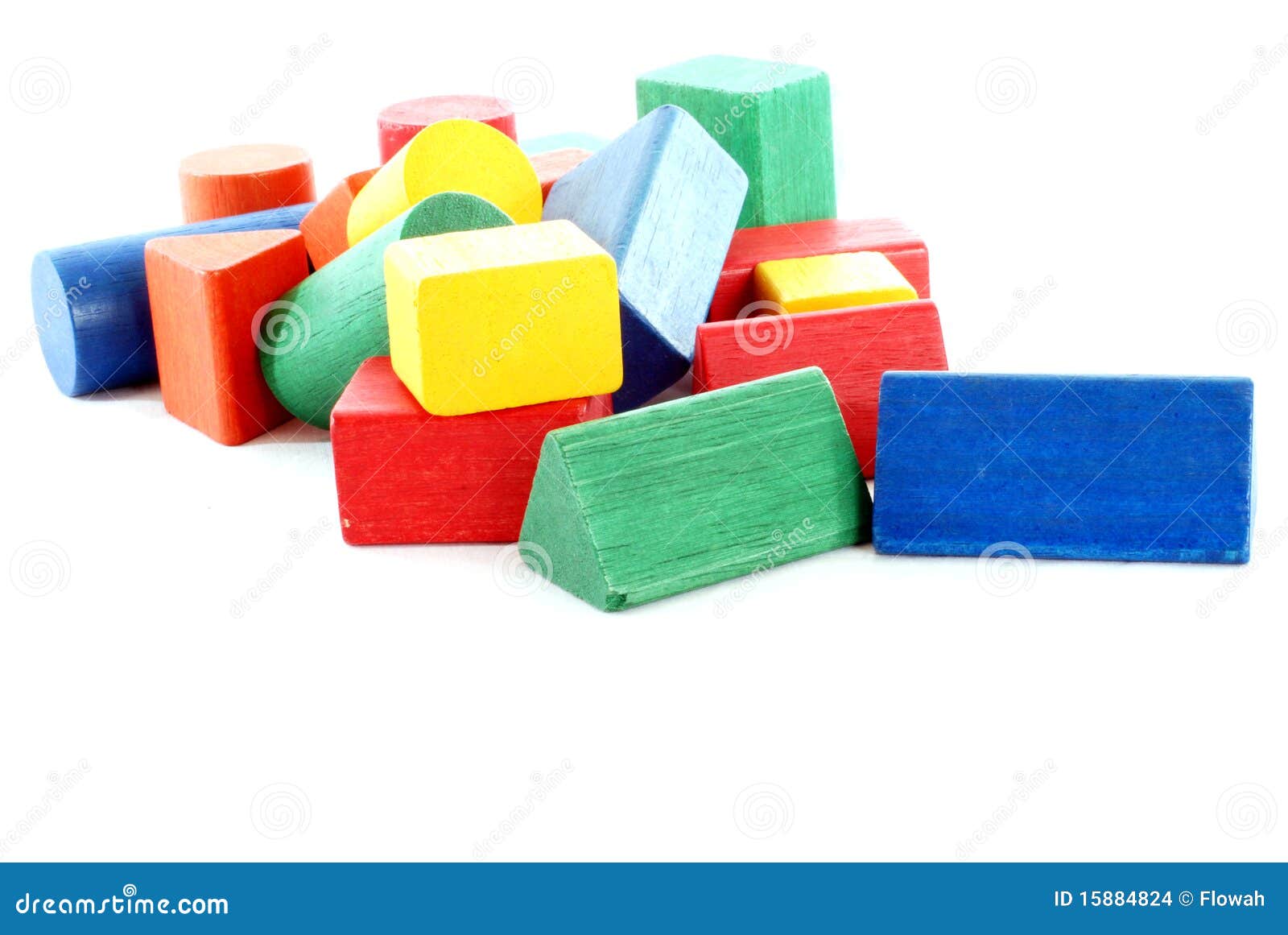 Building Blocks - Childrens Toys Stock Photo - Image of color, white ...